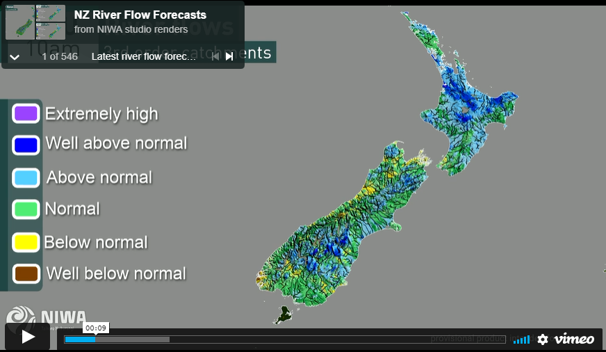 river flow forecast video screenshot.png | NIWA